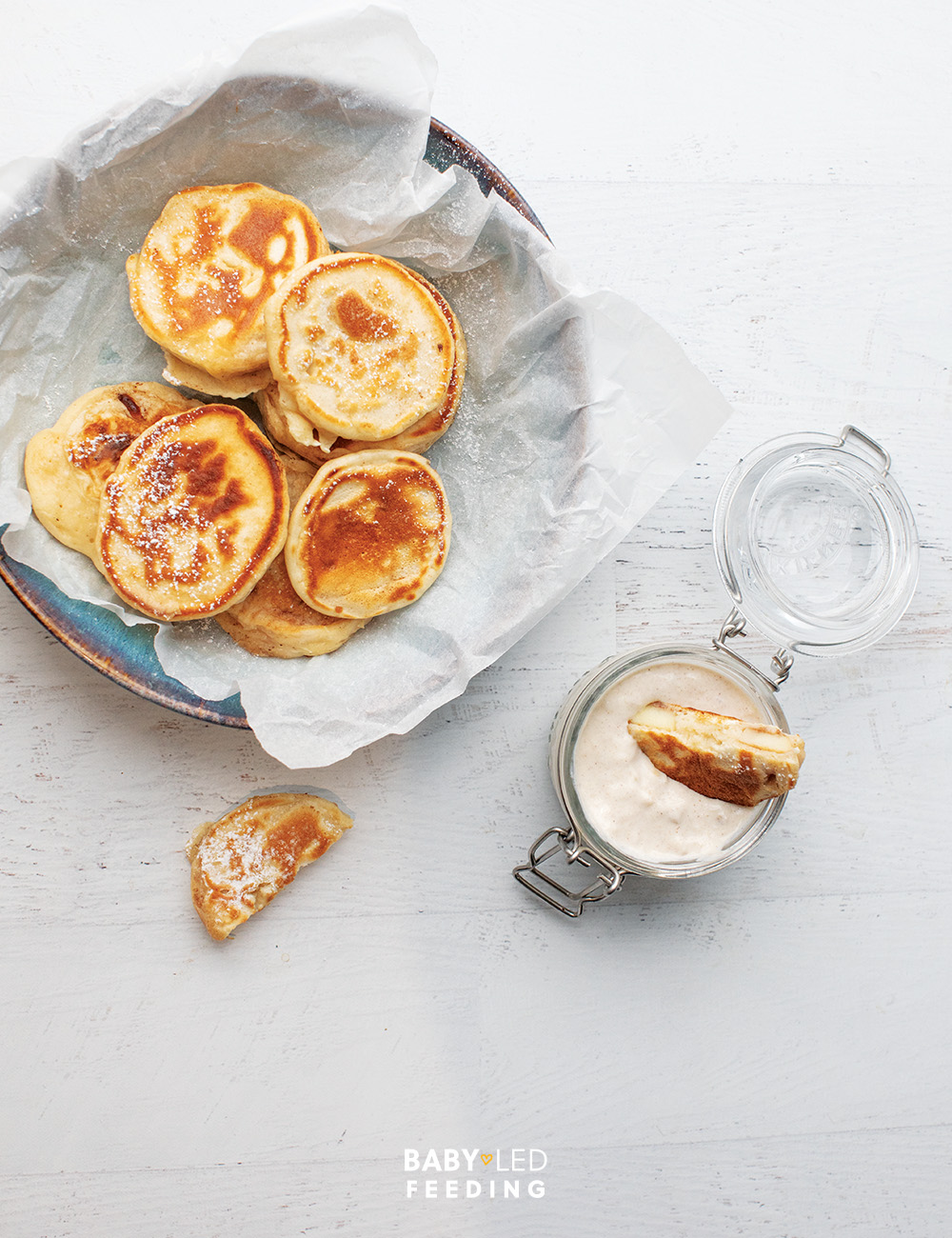 Apple Pie Pancakes - Breakfast recipes for Baby led weaning