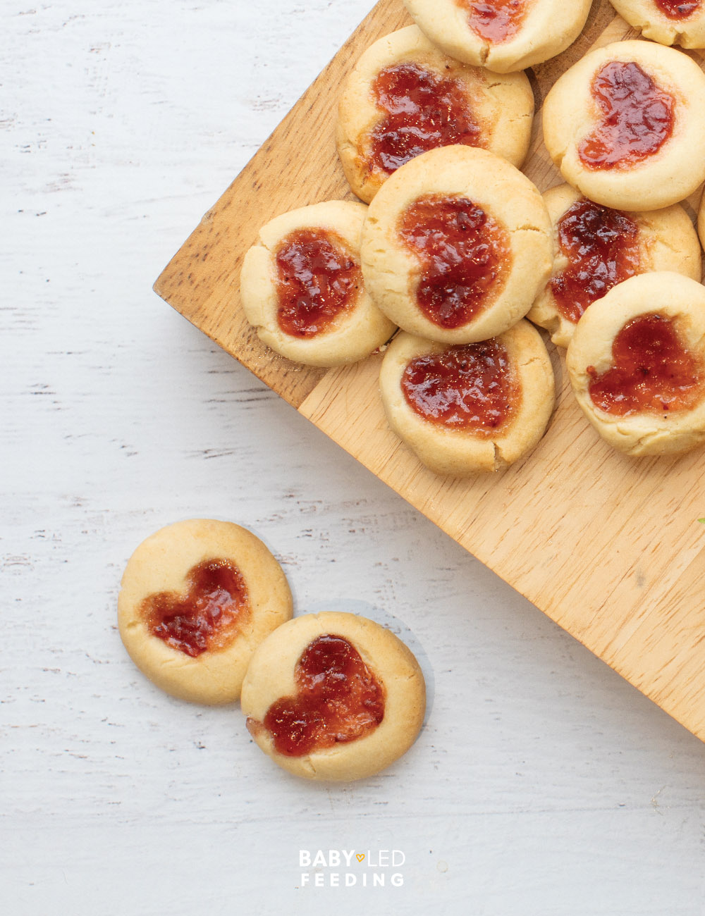 Healthy snacking recipe - 4 Ingredient Little Heart Cookies