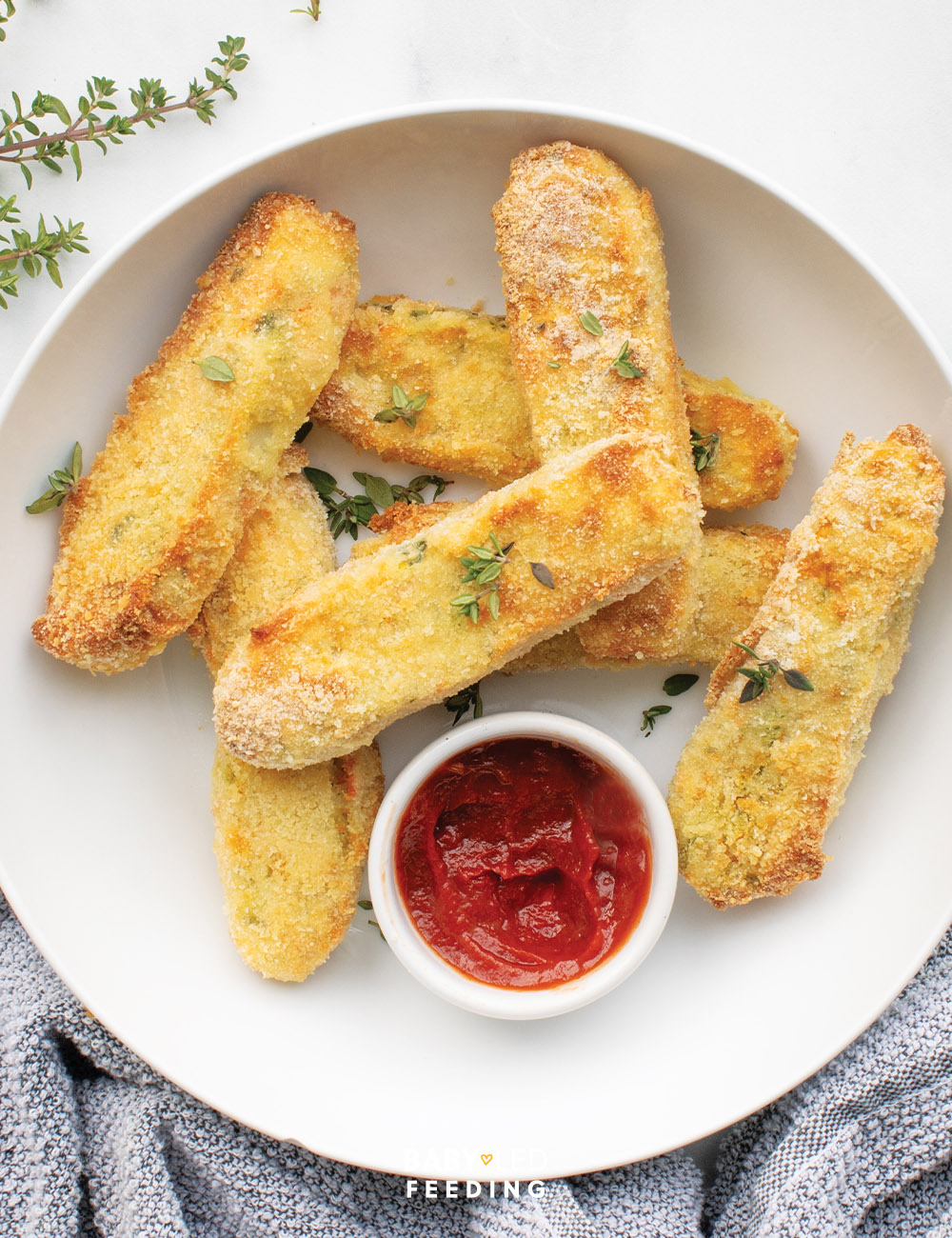 Finger food for infants - These Veggie Fingers are perfect